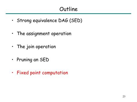 Ppt A Polynomial Time Algorithm For Global Value Numbering Powerpoint