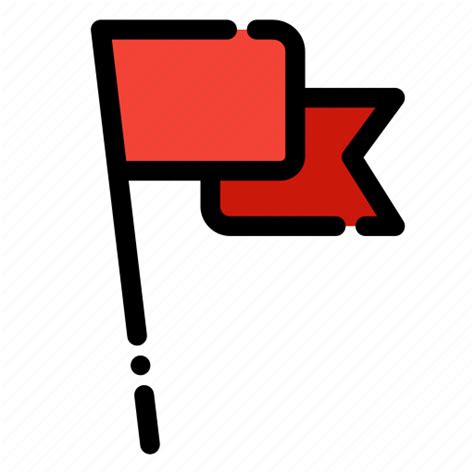 Flag Map Marker Pointer Finish Icon Download On Iconfinder