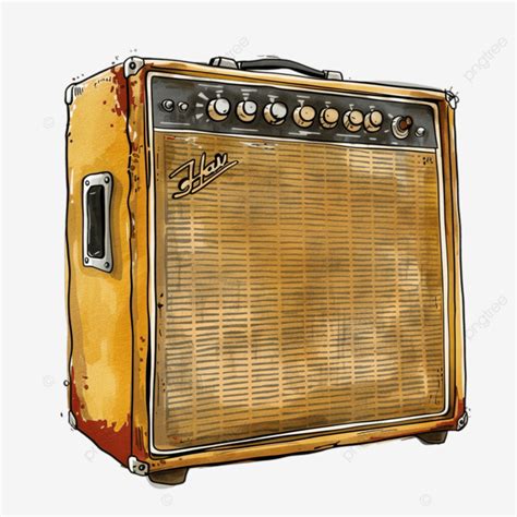 빈티지 기타 앰프 만화 포도 수확 기타 증폭기 Png 일러스트 및 이미지 에 대한 무료 다운로드 Pngtree