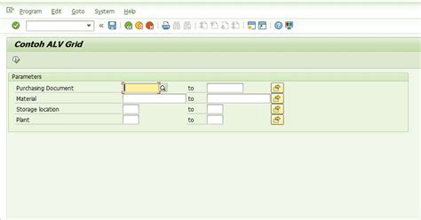 membuat alv grid sap abap