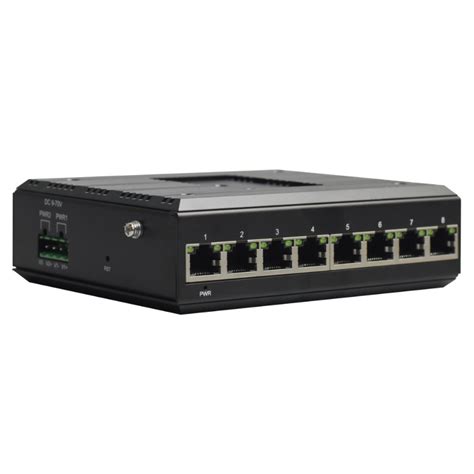 Din Rail Channel GE Network Switch With WEB Management