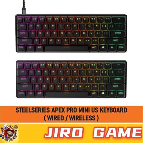 SteelSeries Apex Pro Mini RGB Omnipoint Mechanical Gaming Keyboard Wired Wireless