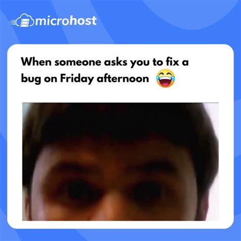 Utho On Linkedin When Someone Asks You To Fix A Bug On Friday Afternoon