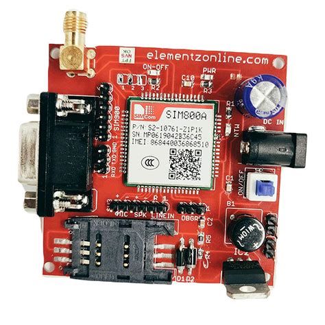 Robocraze Sim800a Gsm Modem Module With Sma Antenna Sim800 Gsm