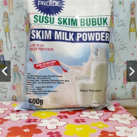 Jual Susu Skim Bubuk Prolac Shopee Indonesia