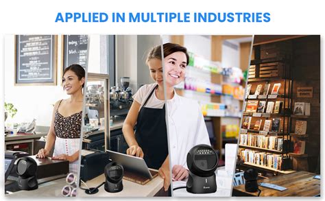 Eyoyo 2d Qr Desktop Barcode Scanner With Automatic Sensing Scanning