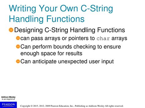 Ppt Chapter 10 Characters C Strings And More About The String