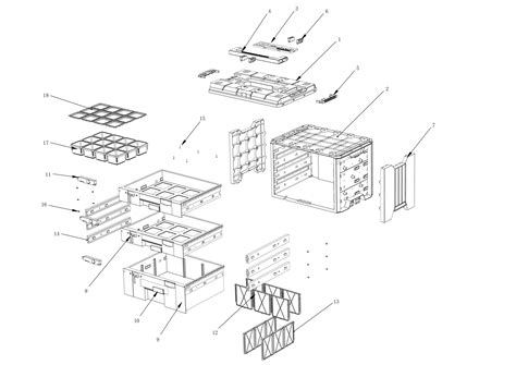 Einhell Systemkoffer E Case Schubladenkoffer