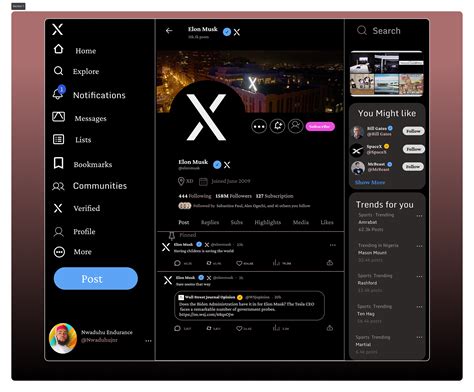 Twitter Dashboard By Nwaduhu Endurance Ozoemenam On Dribbble