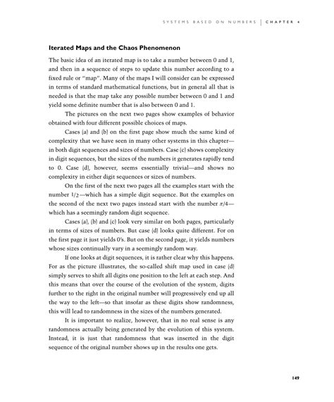 Iterated Maps And The Chaos Phenomenon A New Kind Of Science Online