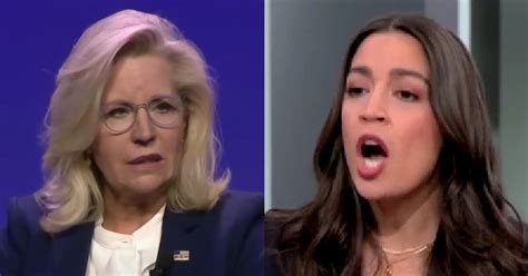Aoc Lets The Truth Slip About Kamalas Gal Pal Liz Cheney