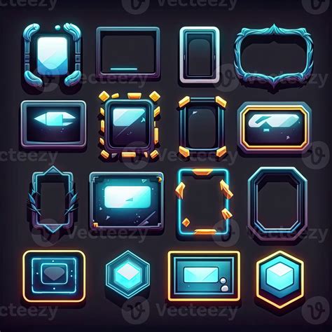 Panel Rectangle Frame Game Stock Photo At Vecteezy