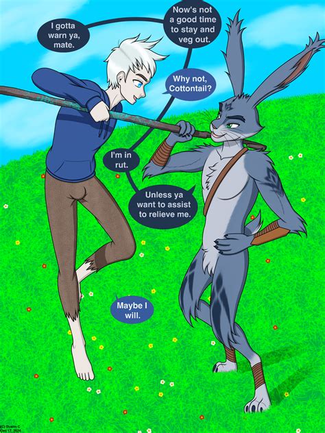 Rule 34 34 Anthro Blue Body Blue Eyes Blue Fur Blue Sky Bottomwear Bunnymund Clothed Clothing