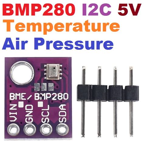 Bmp280 I2c 5v Barometric Temperature Sensor Air Pressure Module For Arduino Shopee Thailand