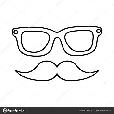 Hipster Glasses Drawing Free Download On Clipartmag