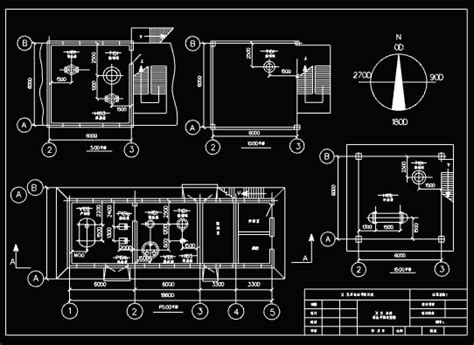 化工车间设备平面布置图 Autocad 2007 模型图纸下载 懒石网