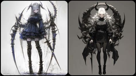 Artstation 230 Female Eldritch Monster Anime Character Reference