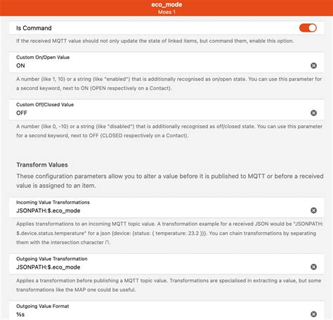 Cant Configure Mqtt Command Topic Beginners Openhab Community