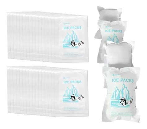 48 Fundas De Hielo Reutilizables Para Cajas De Almuerzo 100 Color