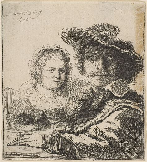 Rembrandt Rembrandt Van Rijn Self Portrait With Saskia The