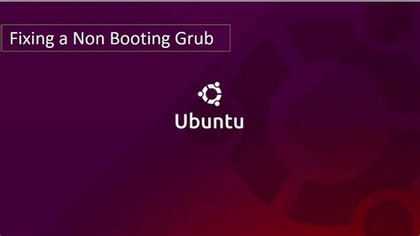 Grub Rescue Rescuing A Non Booting Grub On Ubuntu By Surajit Saikia Analytics Vidhya Medium