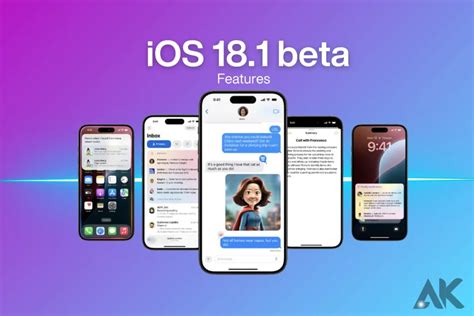 Ios 18 1 Beta Features A Sneak Peek At Whats New Anass Khan