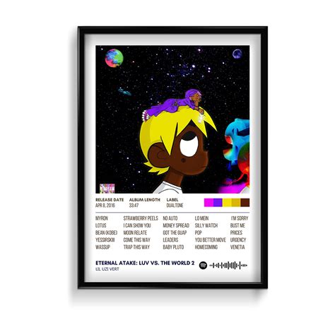 Eternal Atake Luv Vs The World 2 By Lil Uzi Vert Music Album Poster