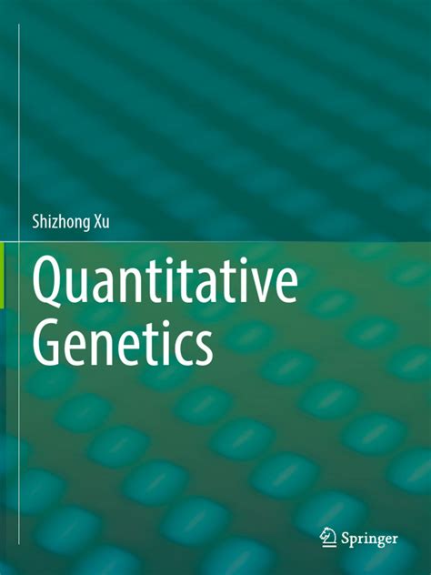 Quantitative Genetics Pdf Heritability Epistasis