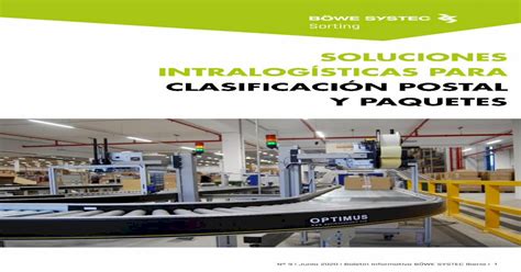 Sorting Nº 3sistemas De Clasificación Y Las Soluciones Para Productos Automatizados Los