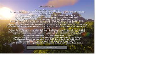 Server Mod Rejection Server Aternos Community
