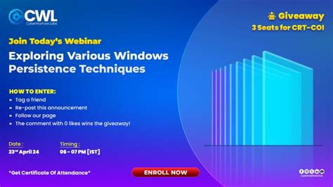 Cyberwarfare Labs On Linkedin Webinar Cybersecurity Giveaway