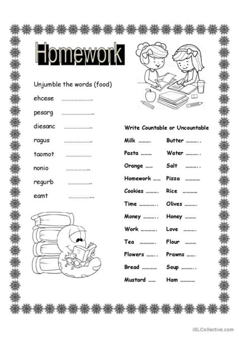 918 Homework English Esl Worksheets Pdf And Doc
