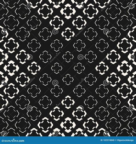 Geometric Halftone Seamless Pattern With Morphing Floral Shapes Stock