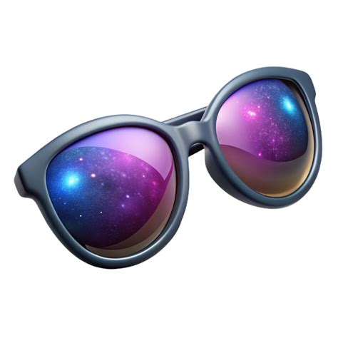 Dramatic Contemporary Cosmic Sunglasses 3d Render Exclusive 57141872 Png