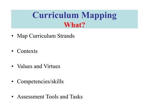 PPT Curriculum Mapping Aligning Connecting Integrating PowerPoint