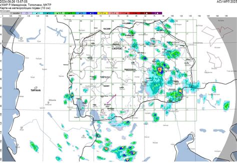 Невреме во делови од Македонија кон каде се движи