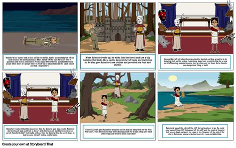 The Most Dangerous Game Storyboard Storyboard Par 044114d6