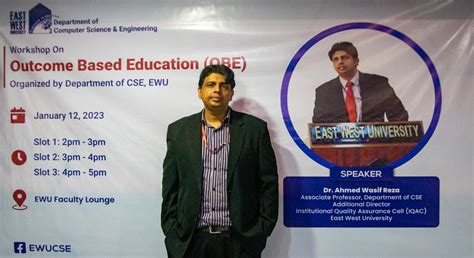 The Department Of Cse Organized A Workshop On Outcome Based Education Obe