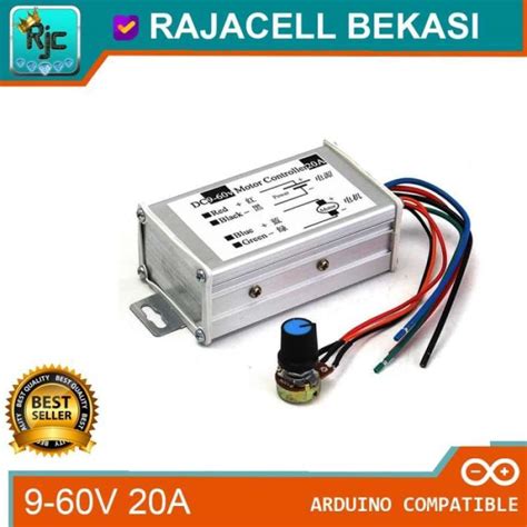 Promo 20A PWM Speed Controller Kecepatan Motor DC 9 60V Light Dimmer Lampu Diskon 5 Di Seller