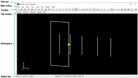 The AN SOF Interface AN SOF Antenna Simulation Software