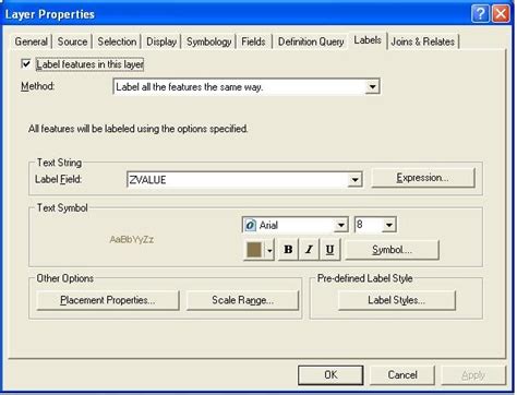 Cad To Gis Arcgis Tutorial Labelling Contours Effectively
