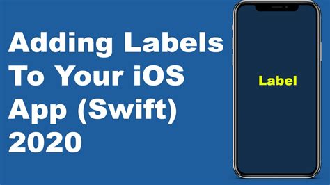 How To Add Labels To Your App In Xcode Swift YouTube