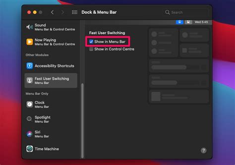 How To Use Fast User Switching On Mac