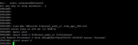 coprocessor firmware doesn t start manually via rp