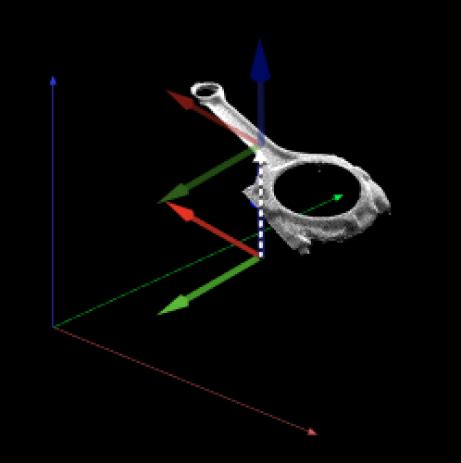 Move Poses To Point Cloud Surfaces Along Z Axis