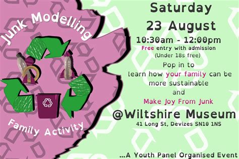 Junk Modelling Run By Wiltshire Museums Youth Panel Wiltshire Museum