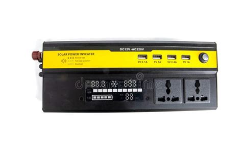 Voltage Converter Isolated On White Editorial Image Image Of