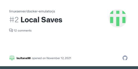 Local Saves Issue 2 Linuxserver Docker Emulatorjs GitHub