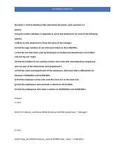 Data Concepts Previous Exam Question And Answers Pdf DATABASE CONCEPTS Question Vehicle