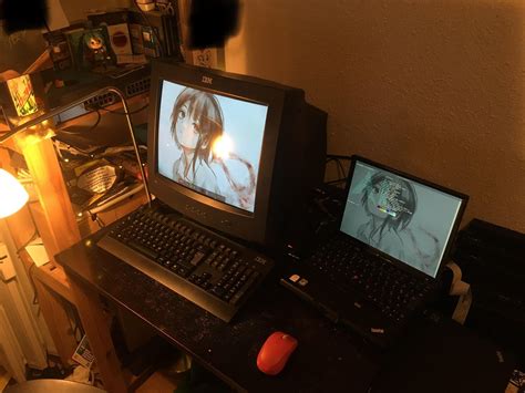 A Very Ibm Setup With A Lenovo Thinkpad Rthinkpad